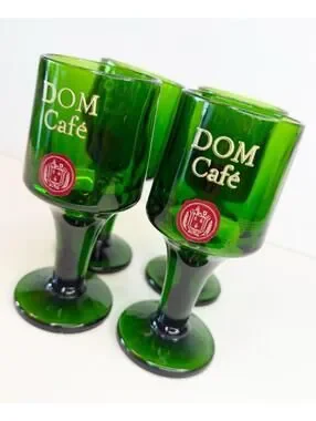 Benedecine | Dining | Vintage Green Glassware Wine Glass Benedictine ...